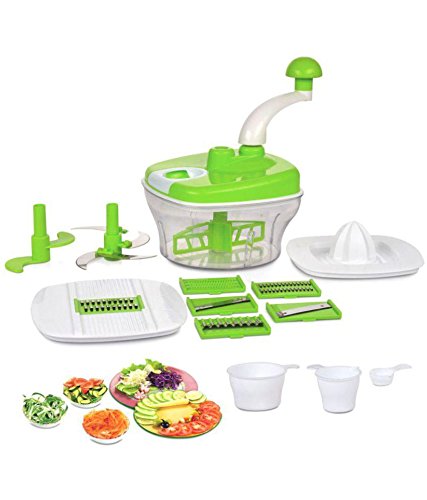 Buy Manual Food Processor - Chopper, Blender, Atta Maker, Dough Kneader ...