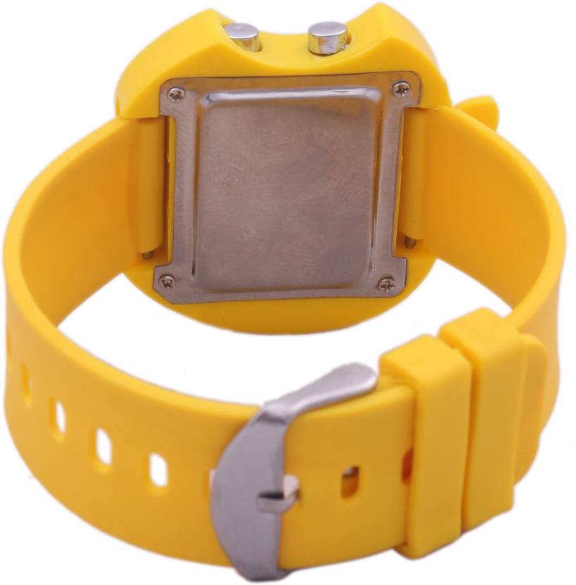 Buy Apple Yellow LED Digital Wrist Watch For Boys Online @ ₹495 from ...