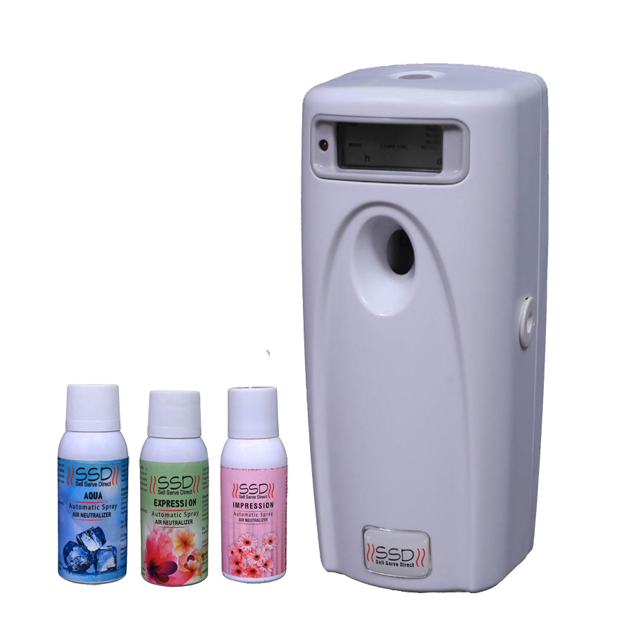SSD Automatic Air Freshener Dispenser (Advance LCD Display) with 3 SSD ...