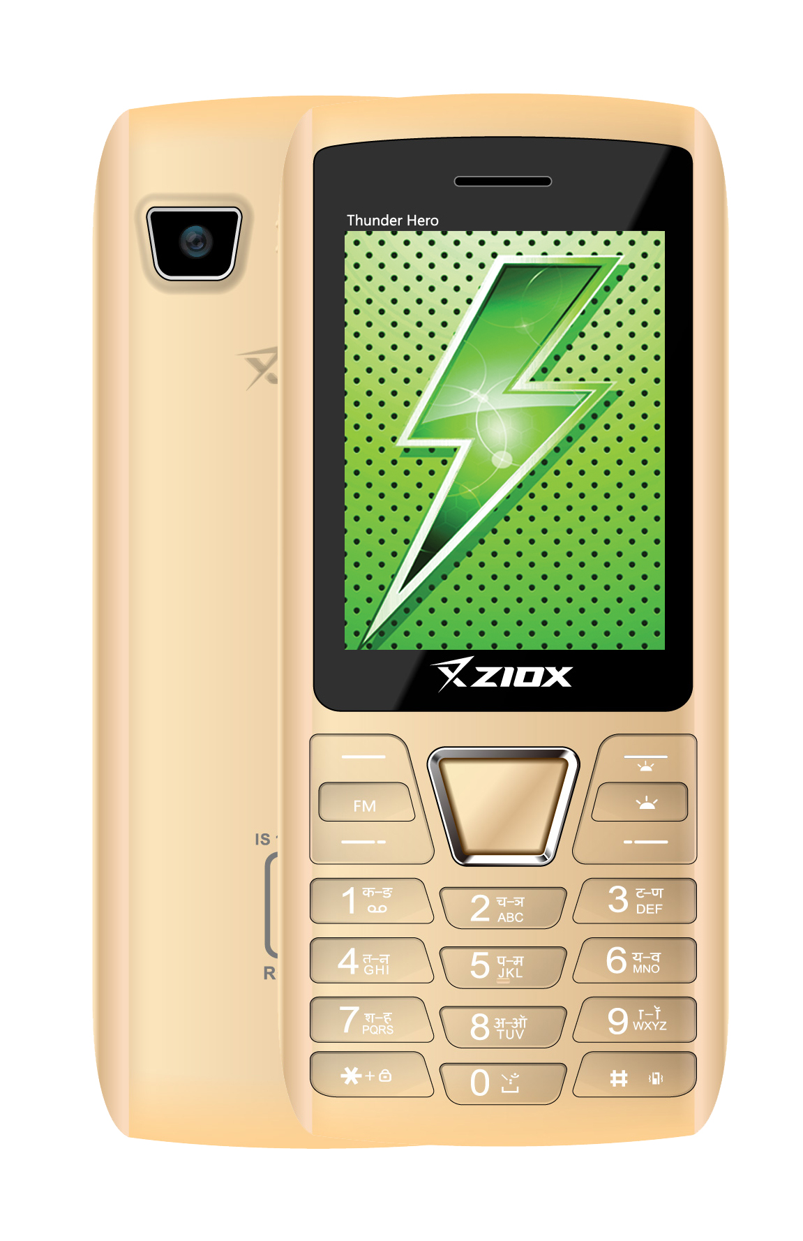 Buy Ziox Thunder Hero Dual SIM Feature Phone Online @ ₹1310 from ShopClues