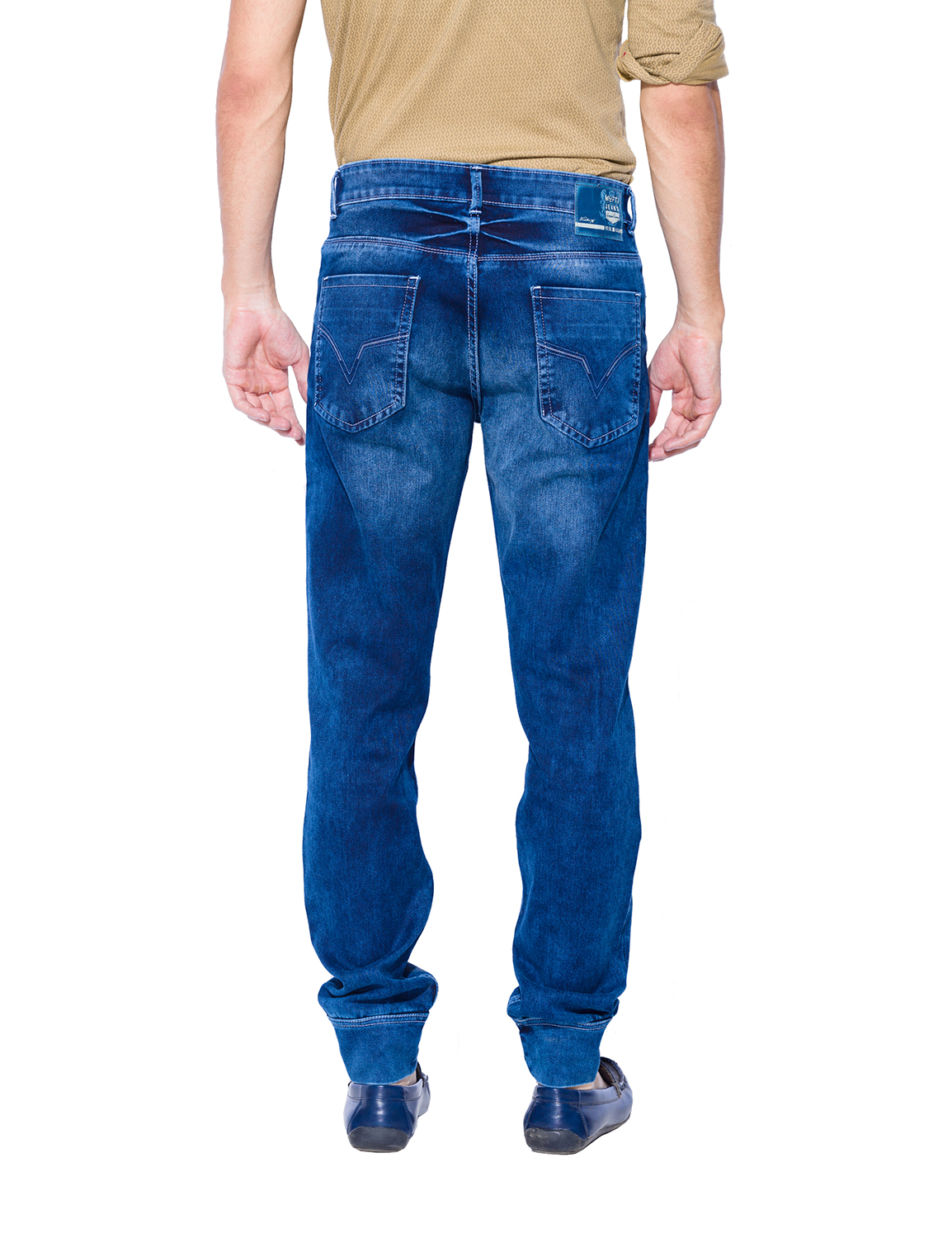 Buy Mufti Mens Blue Slim Fit Jeans Online @ ₹1499 from ShopClues