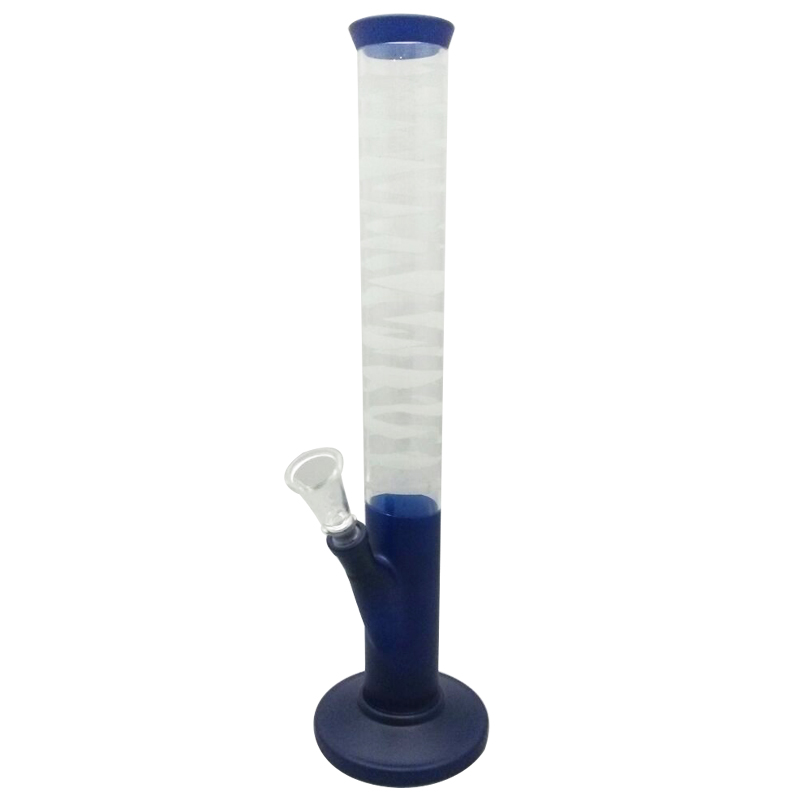 Buy Moksha 13 Inch Tall Blue Color Cylinder Glass Water Bong, Hookah ...