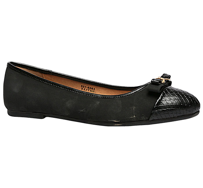 Buy Bata Women's Black Bellies Online @ ₹999 from ShopClues