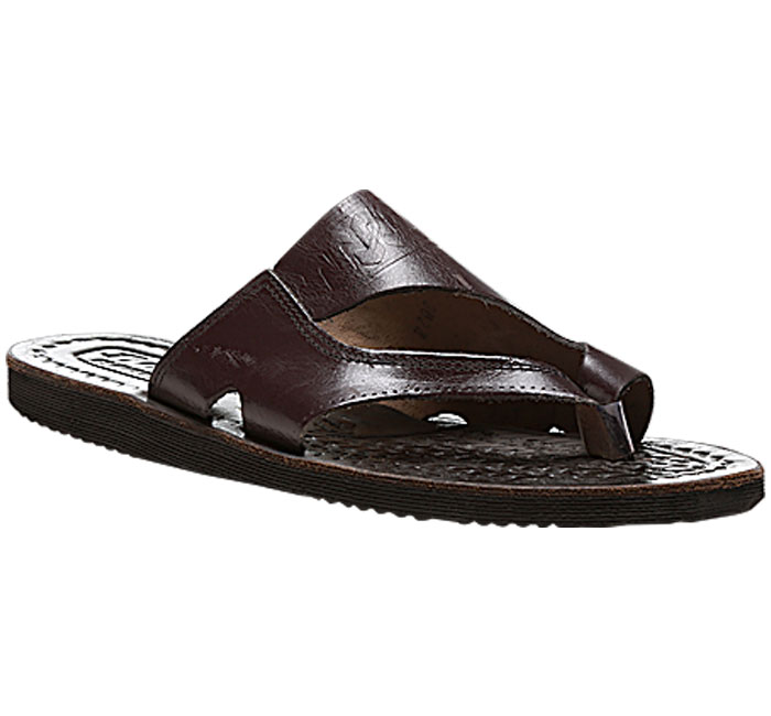 Buy Bata Featherlite Men's Brown Slippers Online @ ₹499 from ShopClues