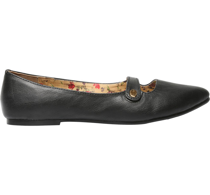 Buy Bata Women's Black Bellies Online @ ₹799 from ShopClues