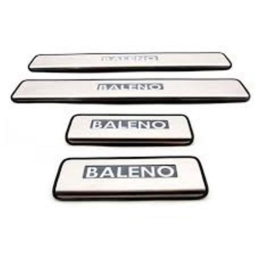 Buy Premium Quality Door Sill/Scuff Foot Step Plates Blue Led BALENO ...