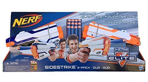 Buy Nerf N-Strike Elite Sidestrike Blaster 2-Pack Nerf Guns with 12 ...