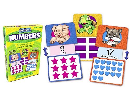 Buy Teacher Created Resources Numbers Slide & Learn Flash Cards (6554 ...