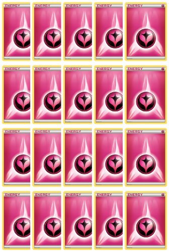 Buy 20 Basic Fairy Energy (Pink) Pokemon Cards (Xy Series, Unnumbered ...