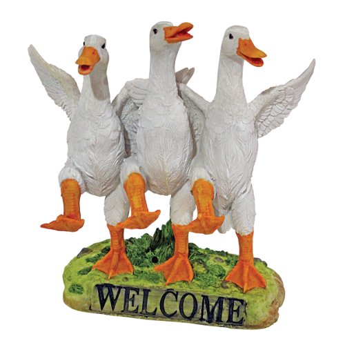 Buy Design Toscano Delightful Dancing Ducks Welcome Sign Online @ ₹7483 ...
