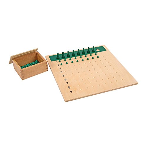 Buy Montessori Math Materials Division Bead Board For Early Preschool ...
