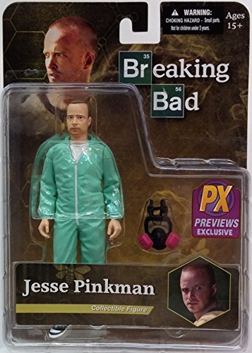 Buy BREAKING BAD JESSE PINKMAN PX EXCLUSIVE BLUE HAZMAT 6-IN ACTION ...