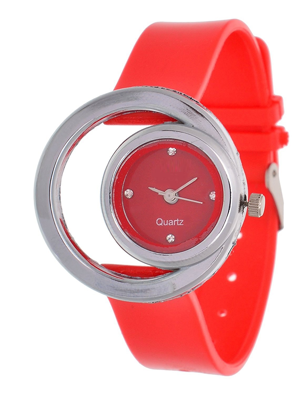 Buy Glory Red style Moon Round Fancy Collection PU Analog Watch - For ...