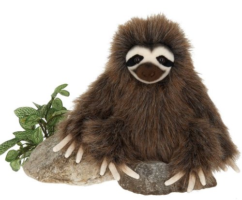 Buy 9.5" Three Toed Sloth Sitting Plush Stuffed Animal Toy by Fiesta ...