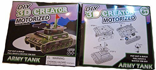 Buy Diy 3D Creator Motorized Army Tank Online @ ₹1074 from ShopClues