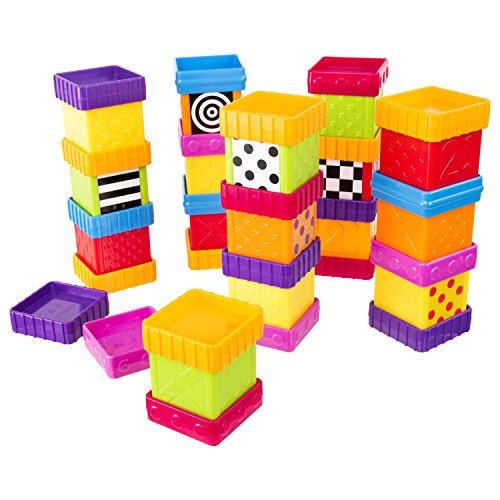 Buy Sassy Deluxe 40 Piece Build and Discover Block Set Online @ ₹4105 ...