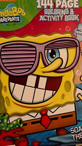 Buy Spongebob Squarepants 144 Pages Coloring & Activity Book Soak Up ...