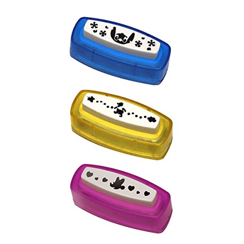 Buy Set of 3 Long Disney Paper Punches - Minnie Mouse Pooh & Stitch ...