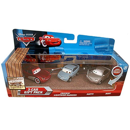 Buy Disney / Pixar CARS Movie 155 Die Cast Cars with Lenticular Eyes 3Car Gift Pack Cruisin ...