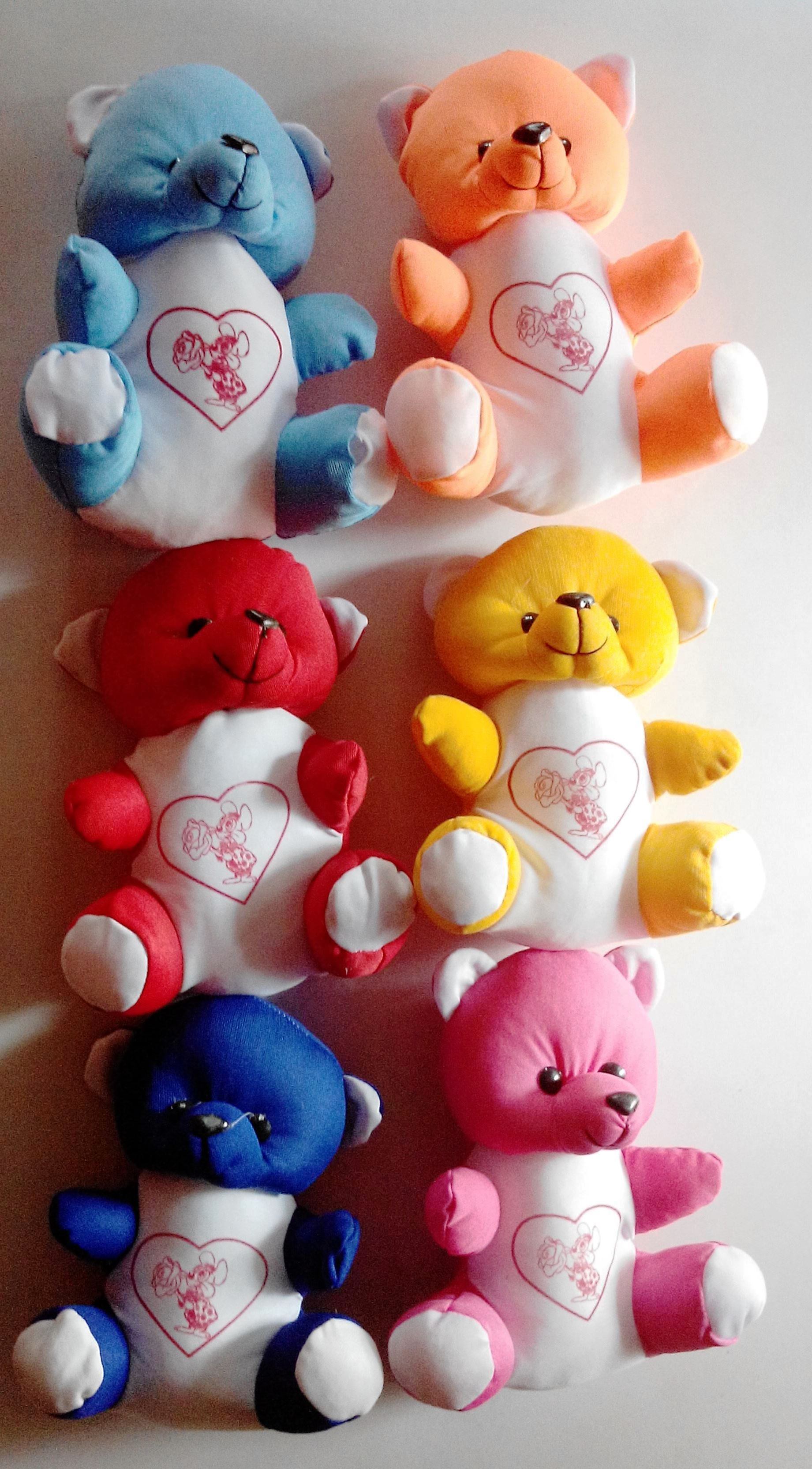 Buy Small teddy beer set of 6,, different colour Online @ ₹200 from ...