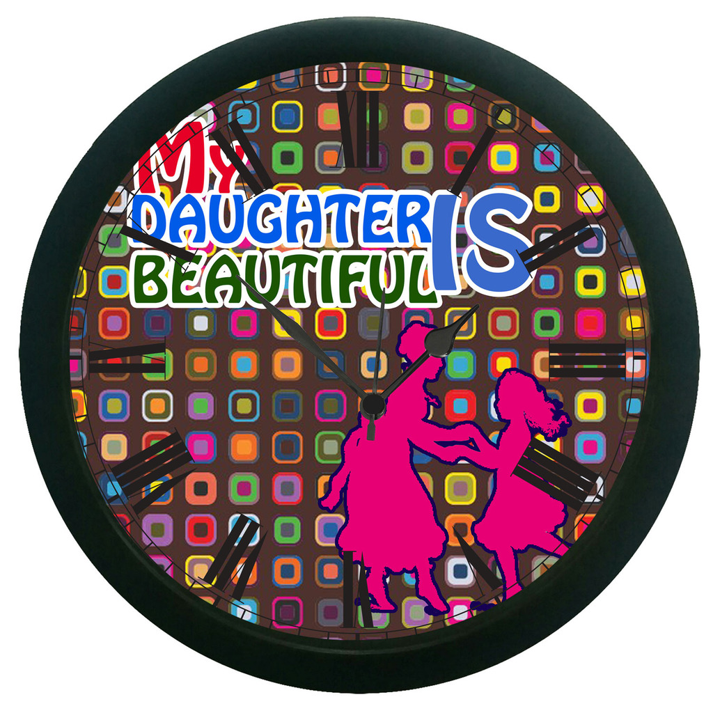 Buy AE World Beautiful 3D Wall Clock (With Glass) 12 Inches Online ...
