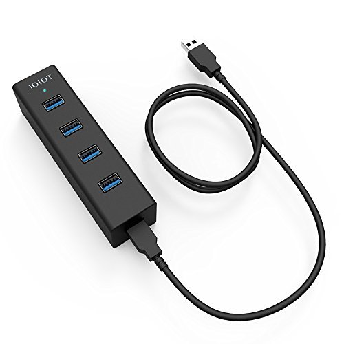 Joiot 4-Port Mini Compact USB 3.0 Data Hub with 3.3ft USB 3.0 Cable [Update VIA VL813 Chipset]