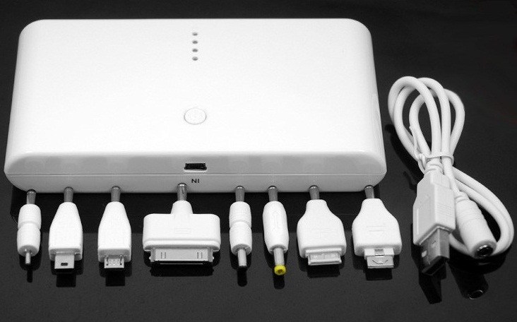 30000mAh Dual 2 USB Universal Power Bank External Battery Charger for i ...
