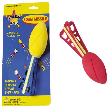 Buy One Assorted Color Foam Yard Missile Online @ ₹1134 from ShopClues