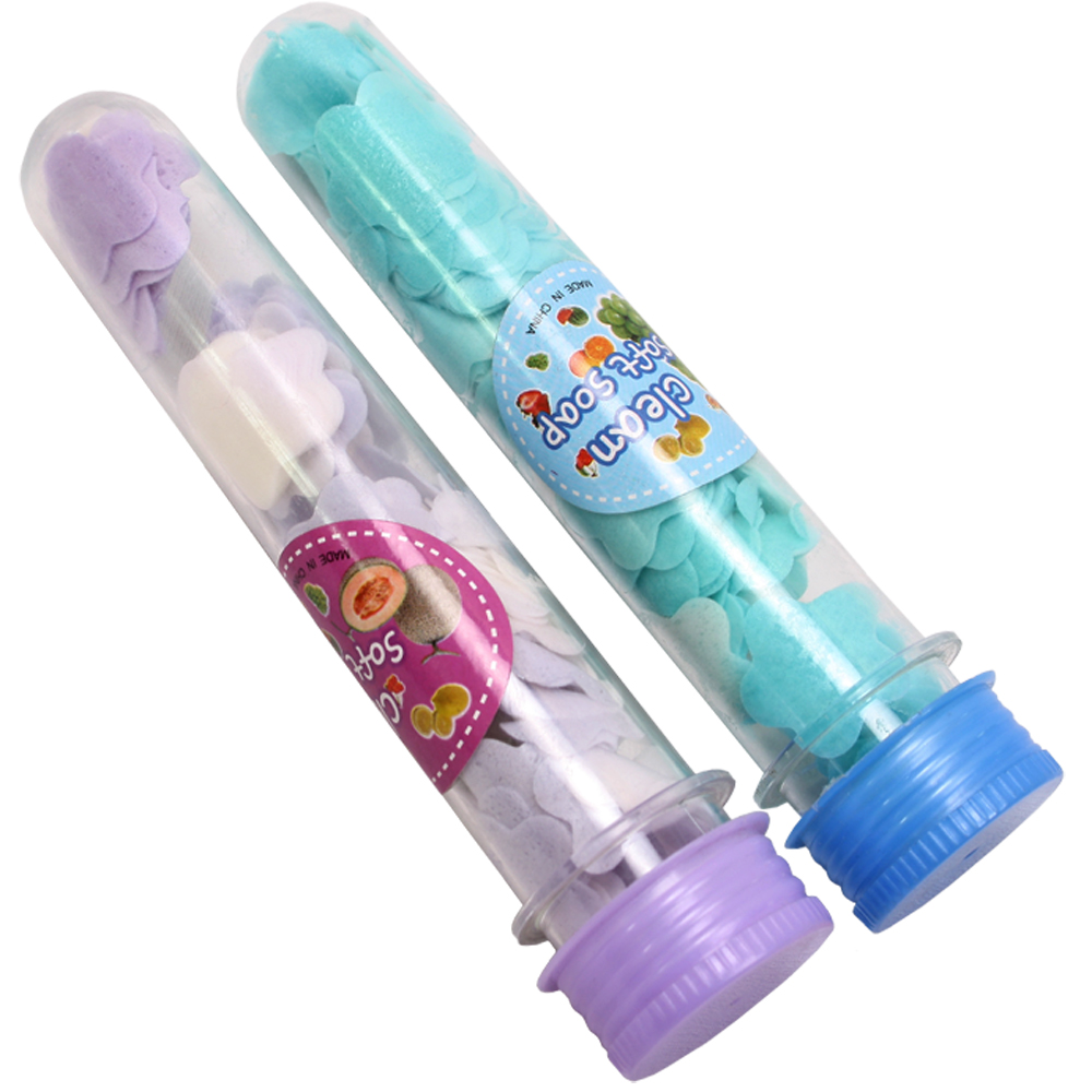 Buy 2 X Test Tube Flower Soap Flower Rose Soap Bath Petal Clean Soft ...