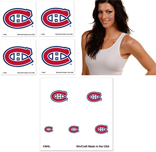 Buy Montreal Canadiens Temporary Tattoos Fan Pack Online 2626 From