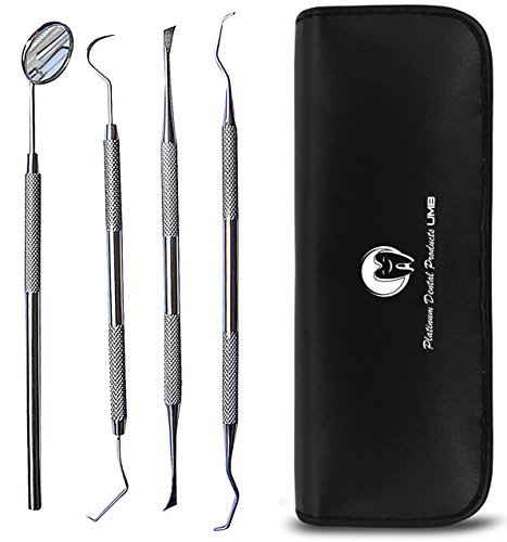 #1 Platinum UMD 4 Piece Dental Kit Hygiene Tartar Calculus Plaque ...