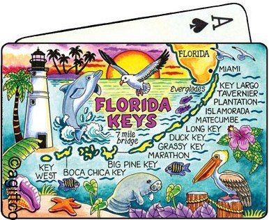 Florida Keys Collectible Souvenir Playing Cards
