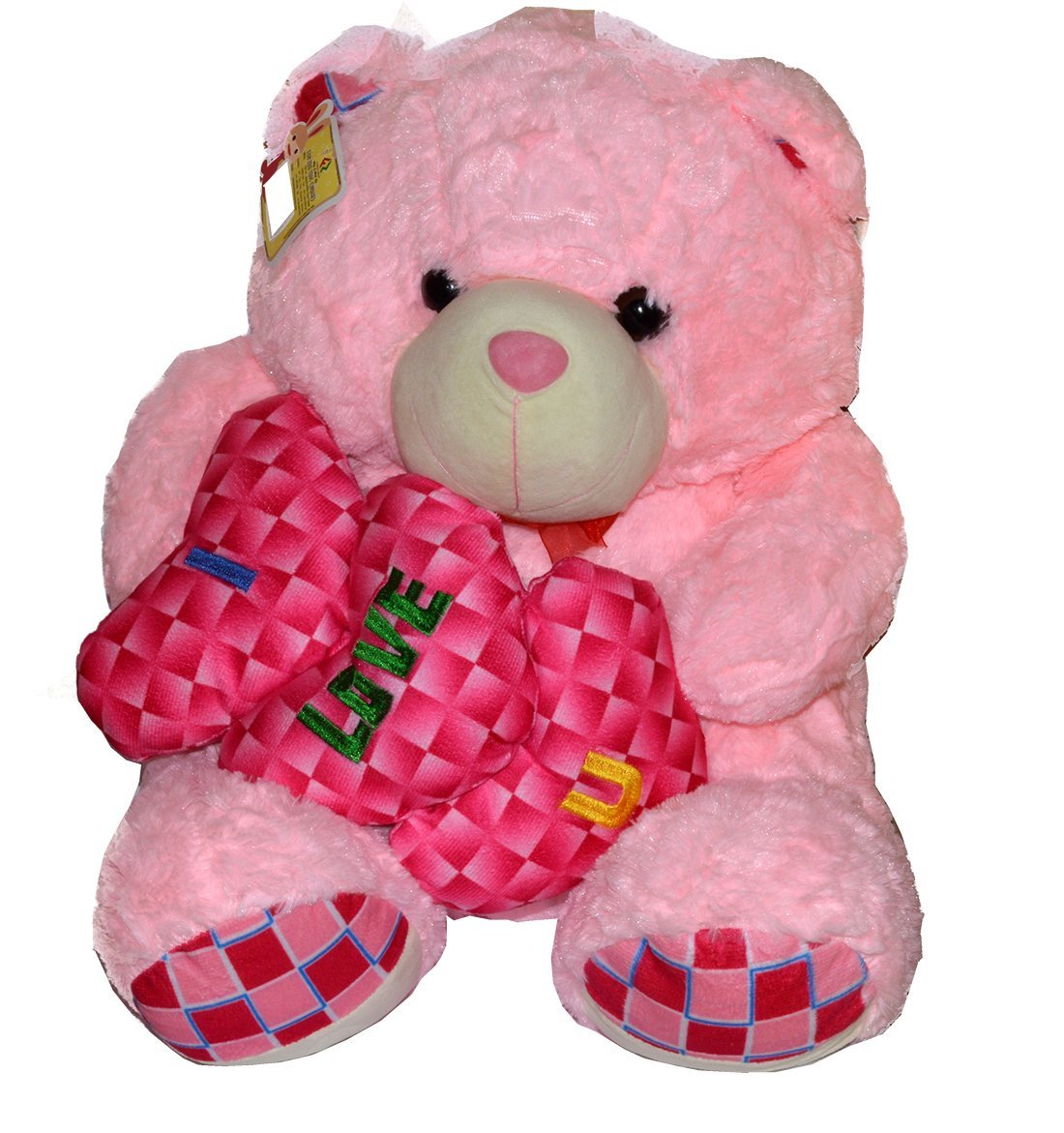Buy Toyzstation ILU Teddy Bear With Heart Soft Toy For Valentine (40 cm ...