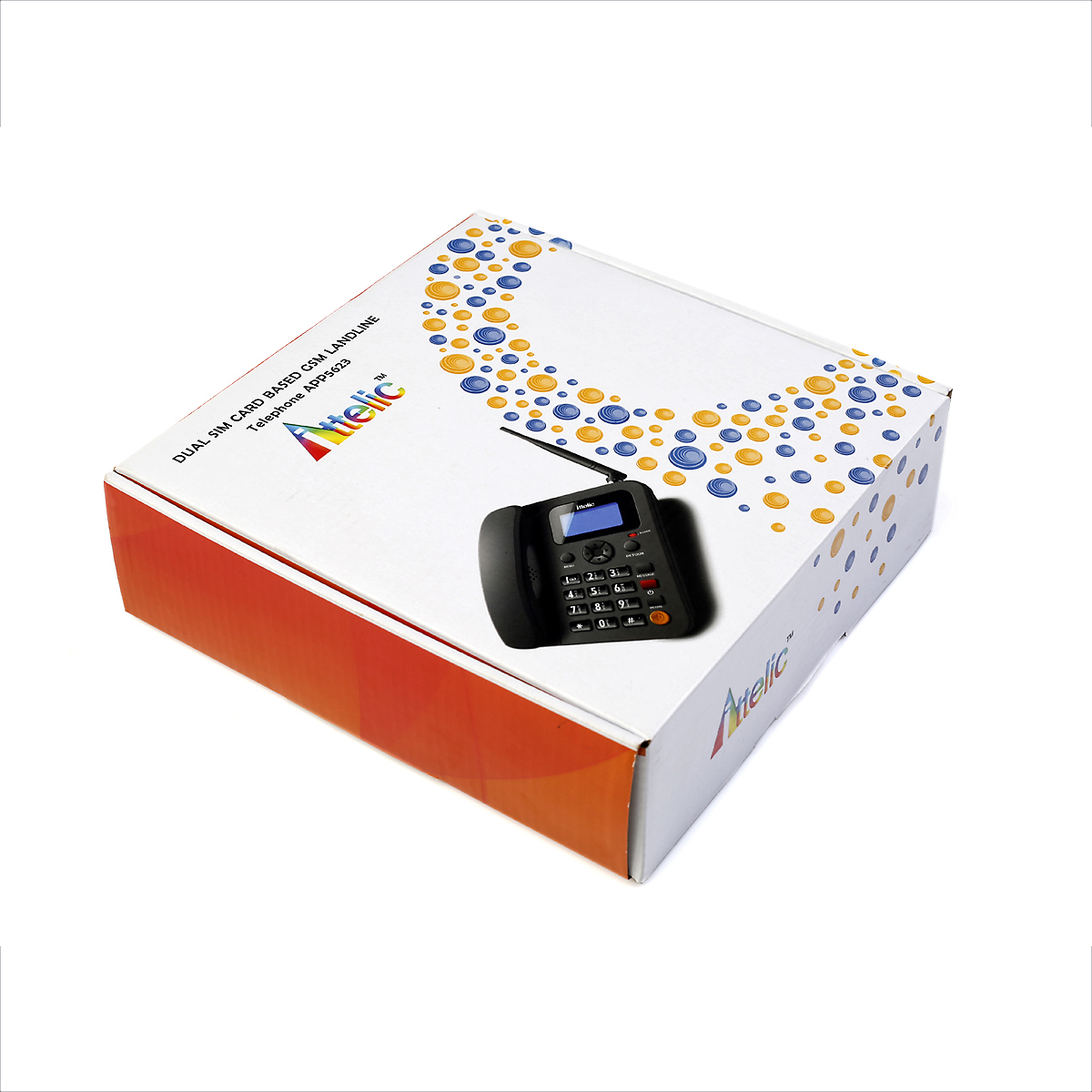 Buy Dual Sim Card Based GSM Landline Telephone With Inbuilt FM Radio ...
