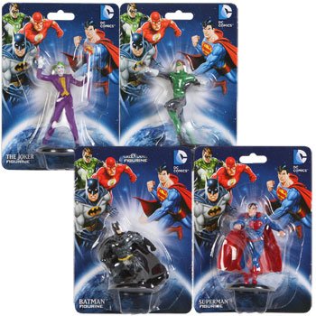 DC Comics Cake Topper Figurines (Assorted, Characters Vary)
