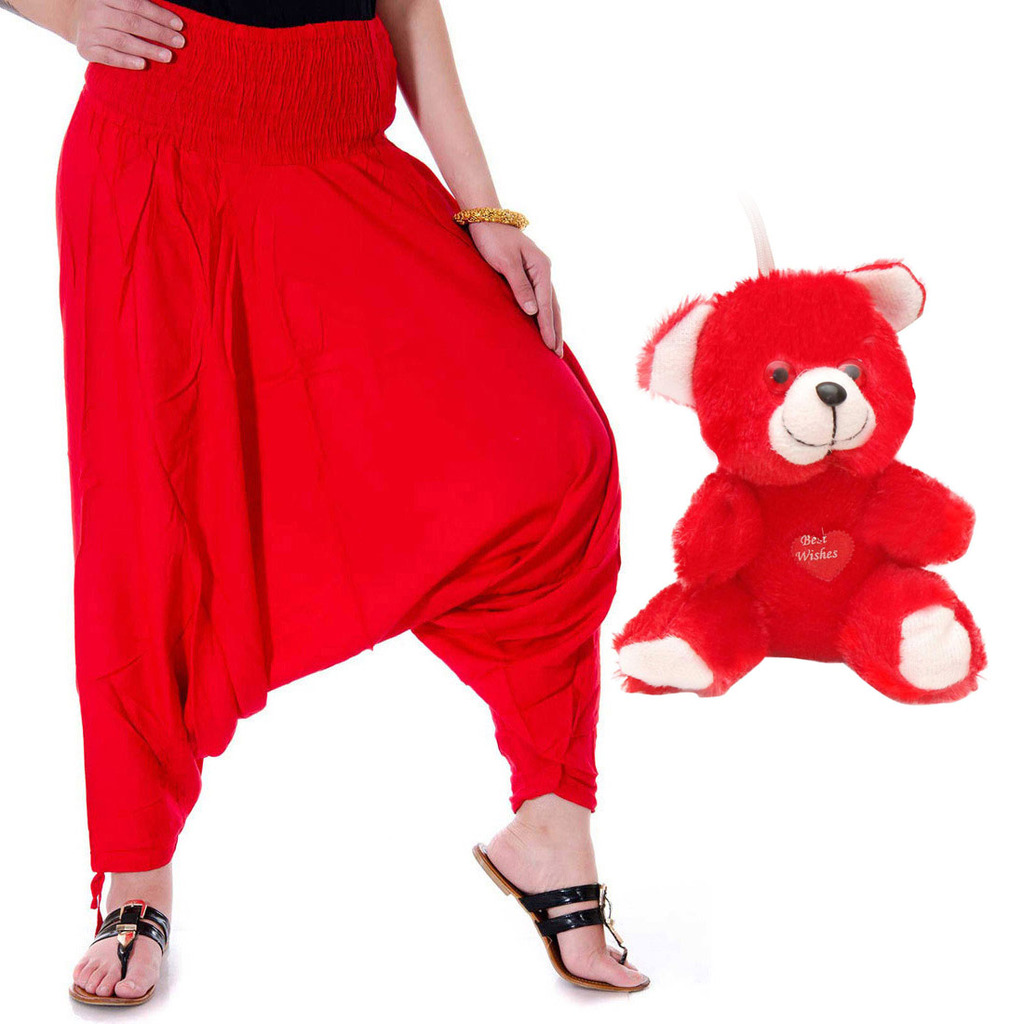Buy Valentine day gift Set Red Moments Teddy& Women's Harem Online ...