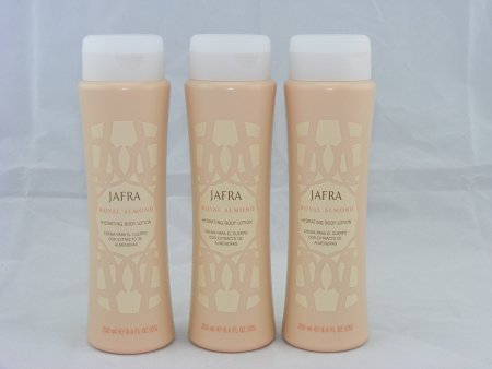 Jafra Royal Almond Body Lotion, 8.4 Fl Oz 3 Bottles