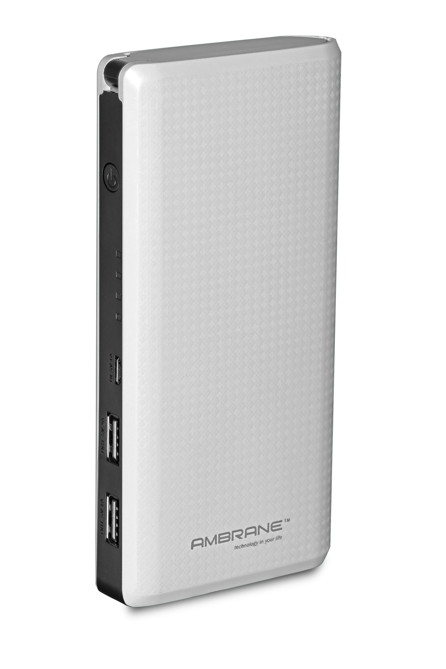 Buy Ambrane Power Bank P-1311 15600mAh (Ultra Bright Led Torch) - White ...