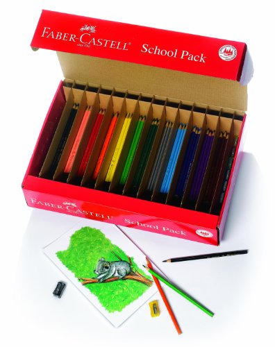 Buy Faber-Castell - Triangular Colored EcoPencils School Pack- Premium ...