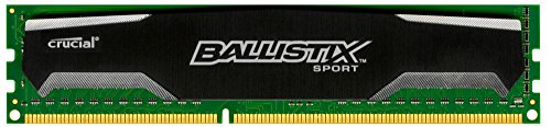 Buy Crucial Ballistix Sport 8GB Single DDR3 1600 MT/s PC3-12800 CL9 1.5V UDIMM 240-Pin Memory ...