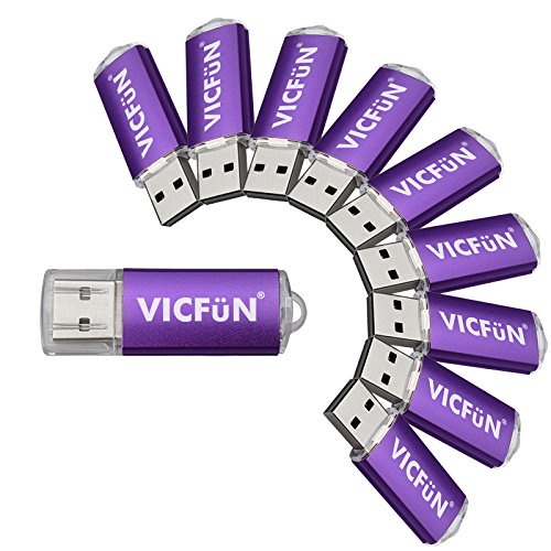 Buy VICFUN 10pcs 4G USB Flash Drive USB 2.0 Flash Drive 4GB Memory ...
