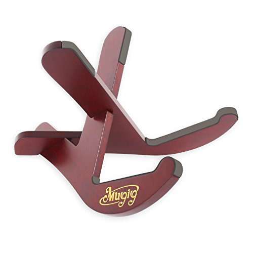 Buy Mugig Guitar Stand, Premium Rosewood Musical Instrument Stand for ...