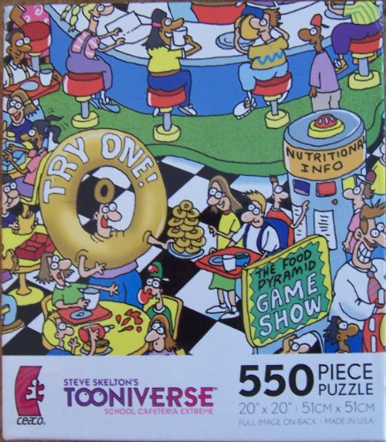 Buy Steve Skelton's Tooniverse School Cafeteria Extreme Puzzle Online ...