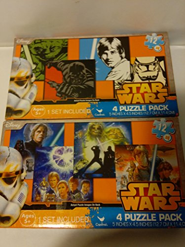 Buy Bundle of 2 Star Wars 4 pack puzzles Online @ ₹1996 from ShopClues