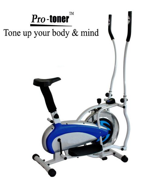 Protoner Elliptical Bike Heavy Duty With Steel Wheel