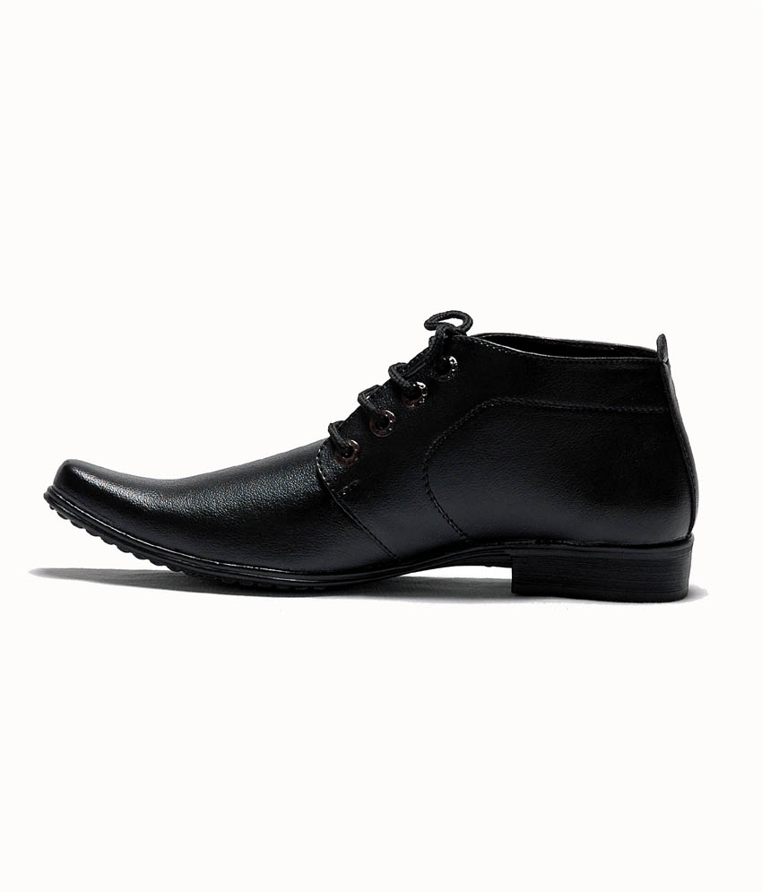 AT Classic Black Long Shoes