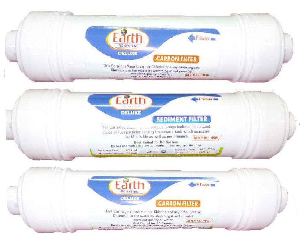 Buy Earth RO systems RO Service kit pre carbon, post carbon and ...