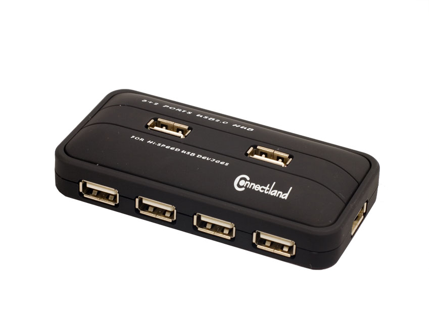Connect land USB 2.0 7 Ports Hub & AC Adapter Prices in India ...