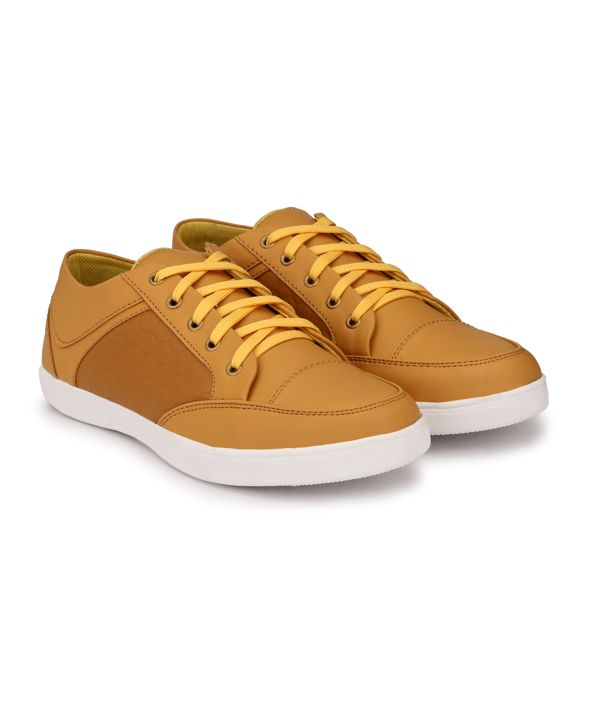 Buy Knoos Men Tan Lace-Up Casual Shoes Online @ ₹569 from ShopClues