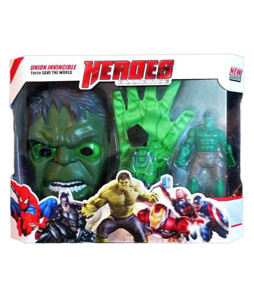 Buy Fantasy India 3 in 1 Hulk Action Figure Set Online @ ₹999 from ...